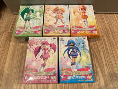 Glitter force Smile Precure DX Girls Figure Toy Doll 5 Set Used With ...