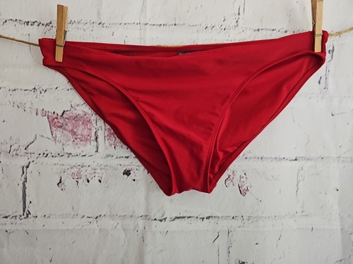 Faded Glory Red Swimsuit Hipster Bikini Bottom Large (12/14) Fully ...