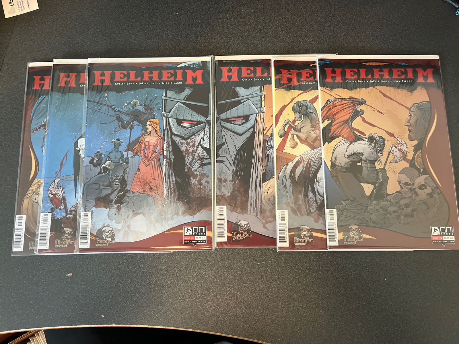 Helhiem #1-6 Complete Run Oni Press 2013 1st Printings Phantom Variants ...