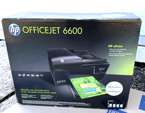 HP OfficeJet 6600 Wireless All-in-One Inkjet Printer with Scan Fax ...