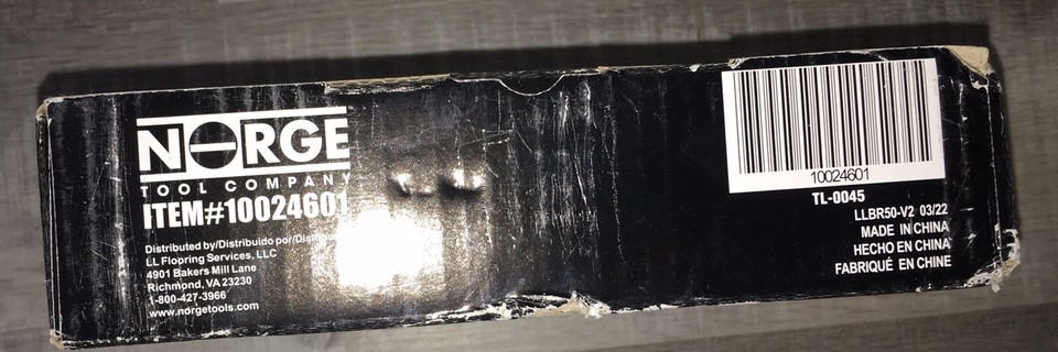 NORGE TOOL COMPANY AIR NAILER 18 Gauge Brad Nailer NEW OPEN BOX FAST ...