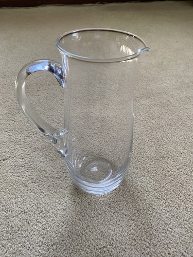 Large Orrefors Glass Pitcher Made In Sweden 11.5” - Imperfection | eBay