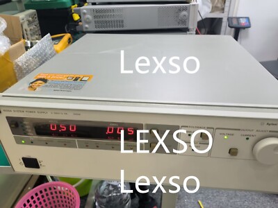 keysight HP Agilent 6035A 0-500 V, 0-5A, 1000 Watt System DC Power ...