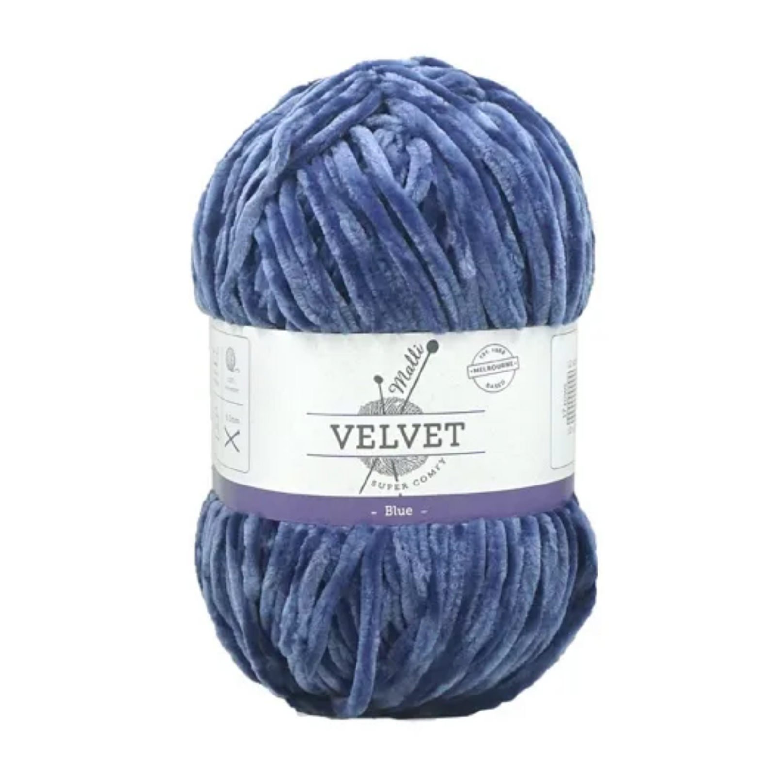 10 x BLUE VELVET YARN 100g | Knitting and Crochet Yarns DIY Craft ...