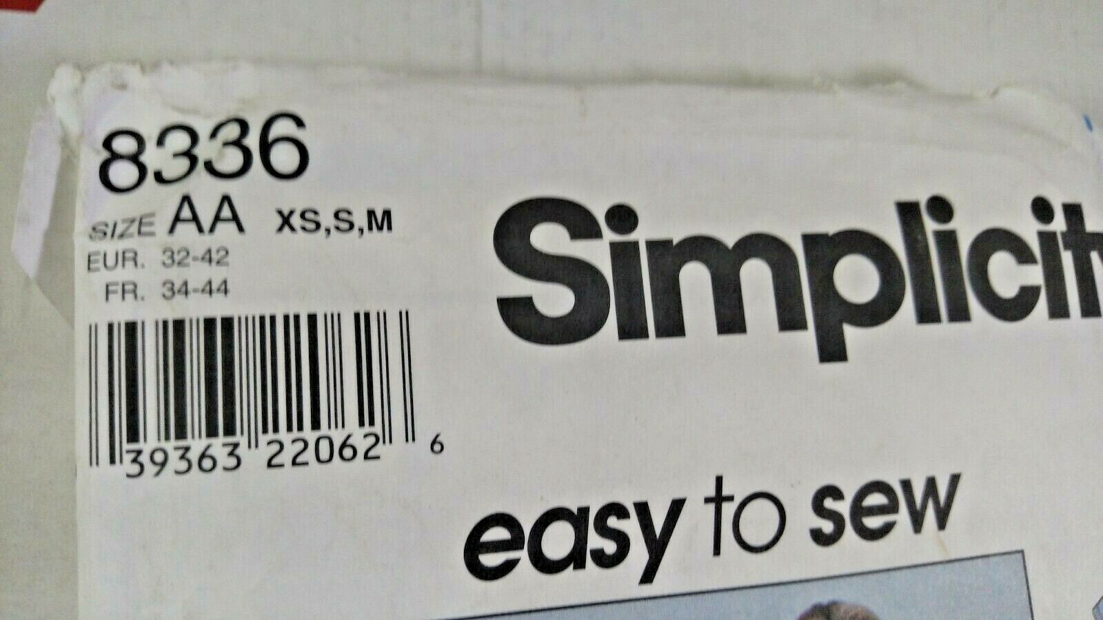 Simplicity Misses Scrubs Medical Nurse Surgical Sewing Pattern 8336 AA ...