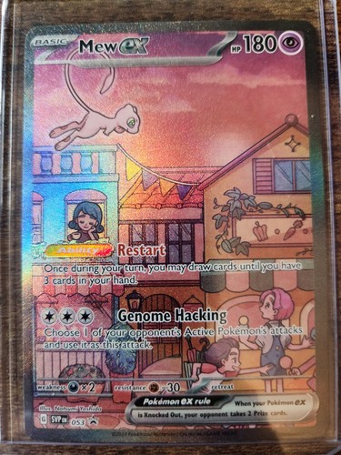 Pokemon TCG Scarlet & Violet 151 Mew EX UPC Promo SIR Holo #053 | eBay