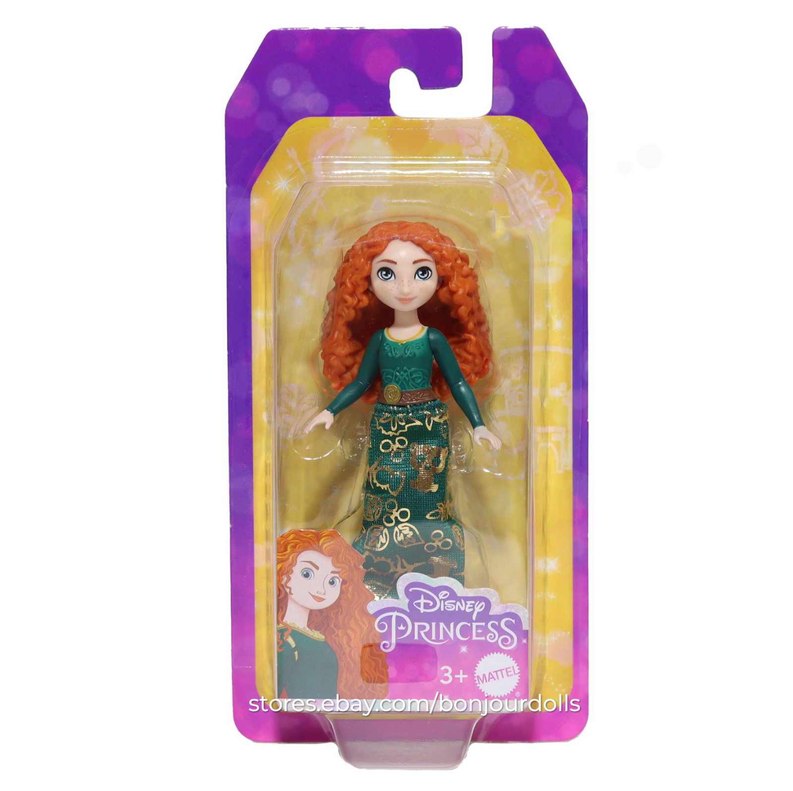 Disney Princess Brave Merida Doll 3 1/2" - HLW80 | eBay