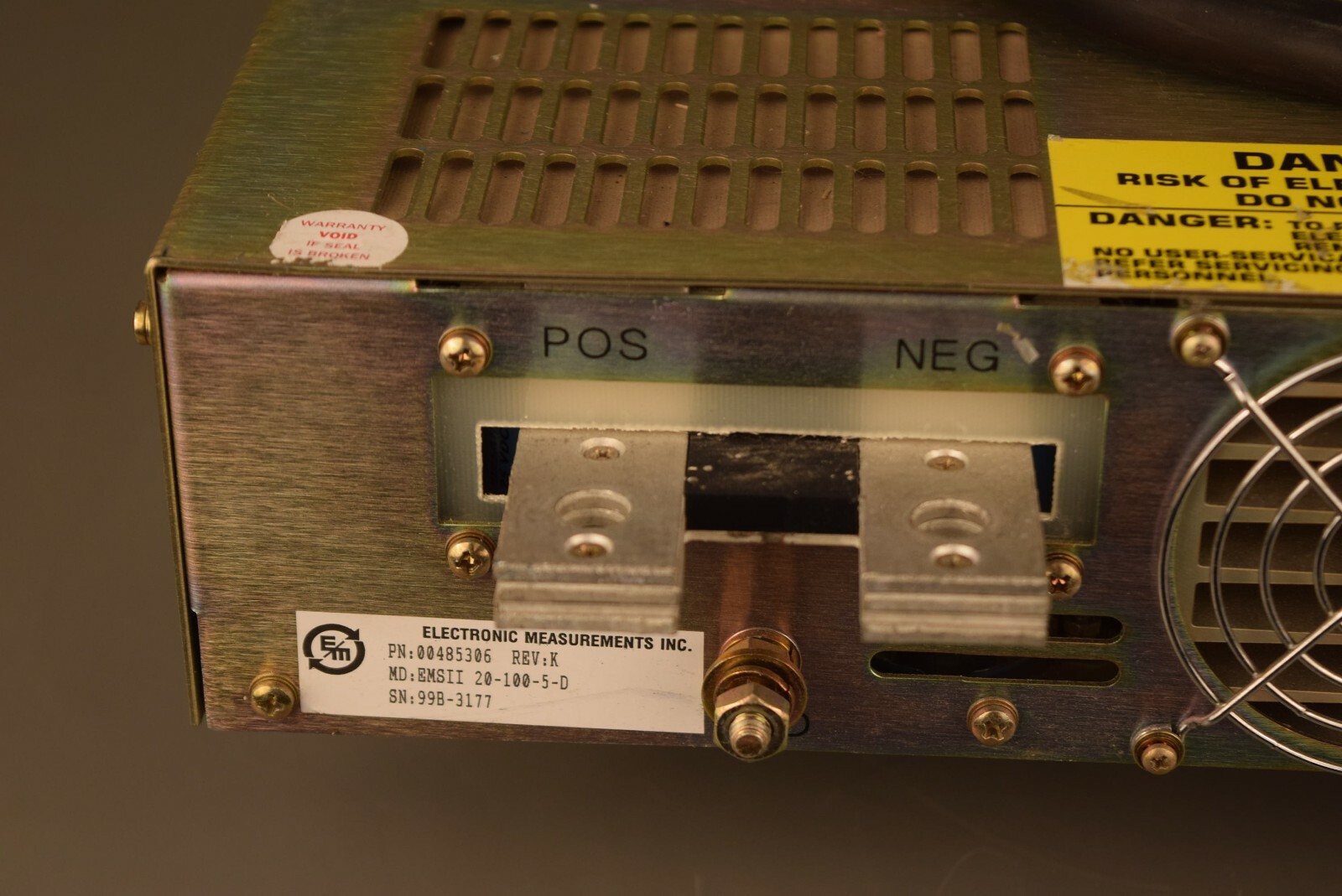 LAMBDA EMI EMS 20-100 DC Power Supply Anodizing Anodize Electro Plating GUAR USA | eBay