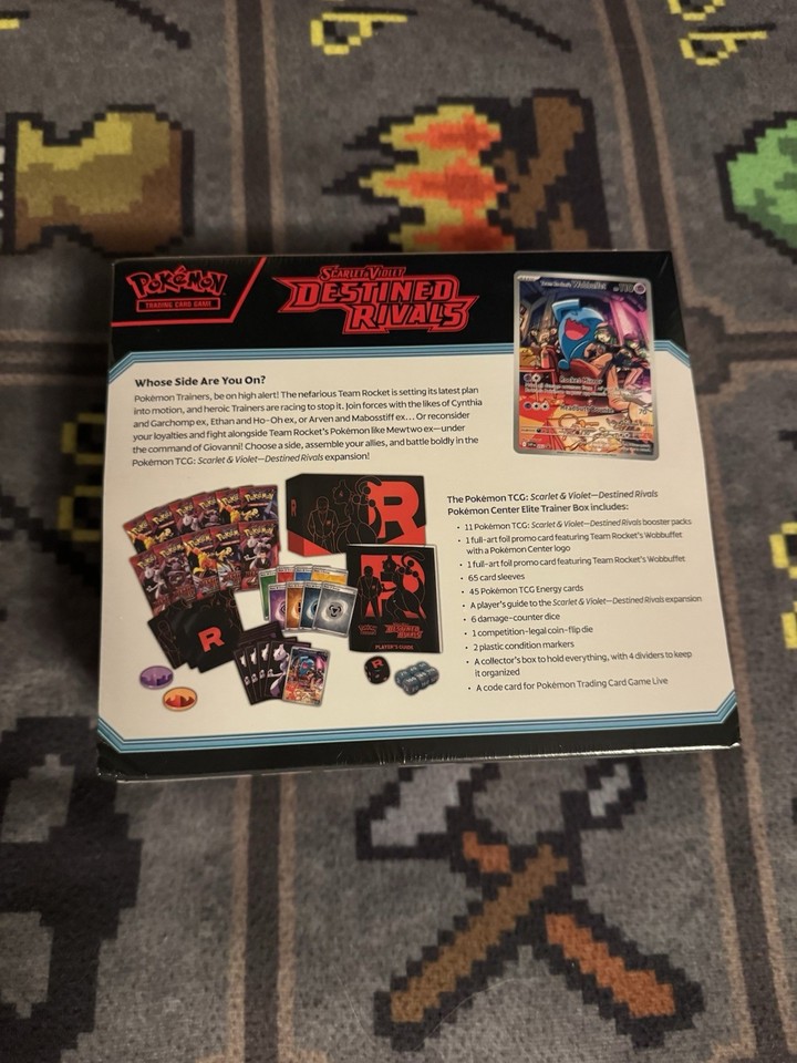 Destined Rivals Pokémon Center Exclusive Elite Trainer Box ETB Sealed ...
