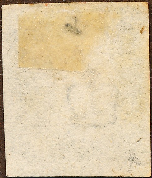 Great Britain 1840: Penny black,letters DA, 4 margins, red MC,small ...