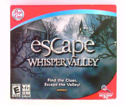 Escape~Whisper Valley~Pop Cap~PC~CD ROM~Windows/Mac Game~2010~NOS | eBay