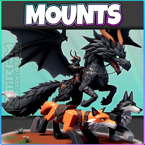 Roblox World Zero WZ - MOUNTS - LOOK INSIDE ! | eBay