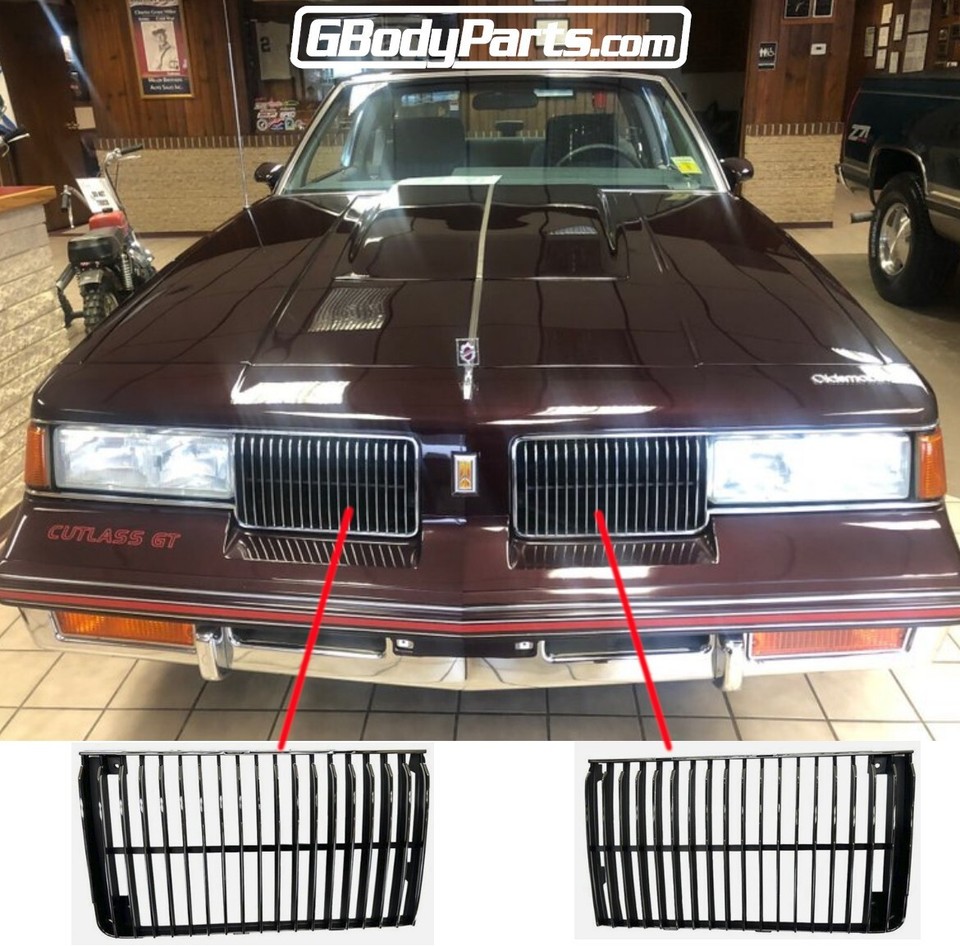 1987-88 Oldsmobile Cutlass 15 Piece Front End Kit - Euro Grill, Lights ...