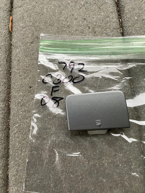 2048850124 Genuine Front Bumper Tow Hook Cover Primered for MERCEDES C ...