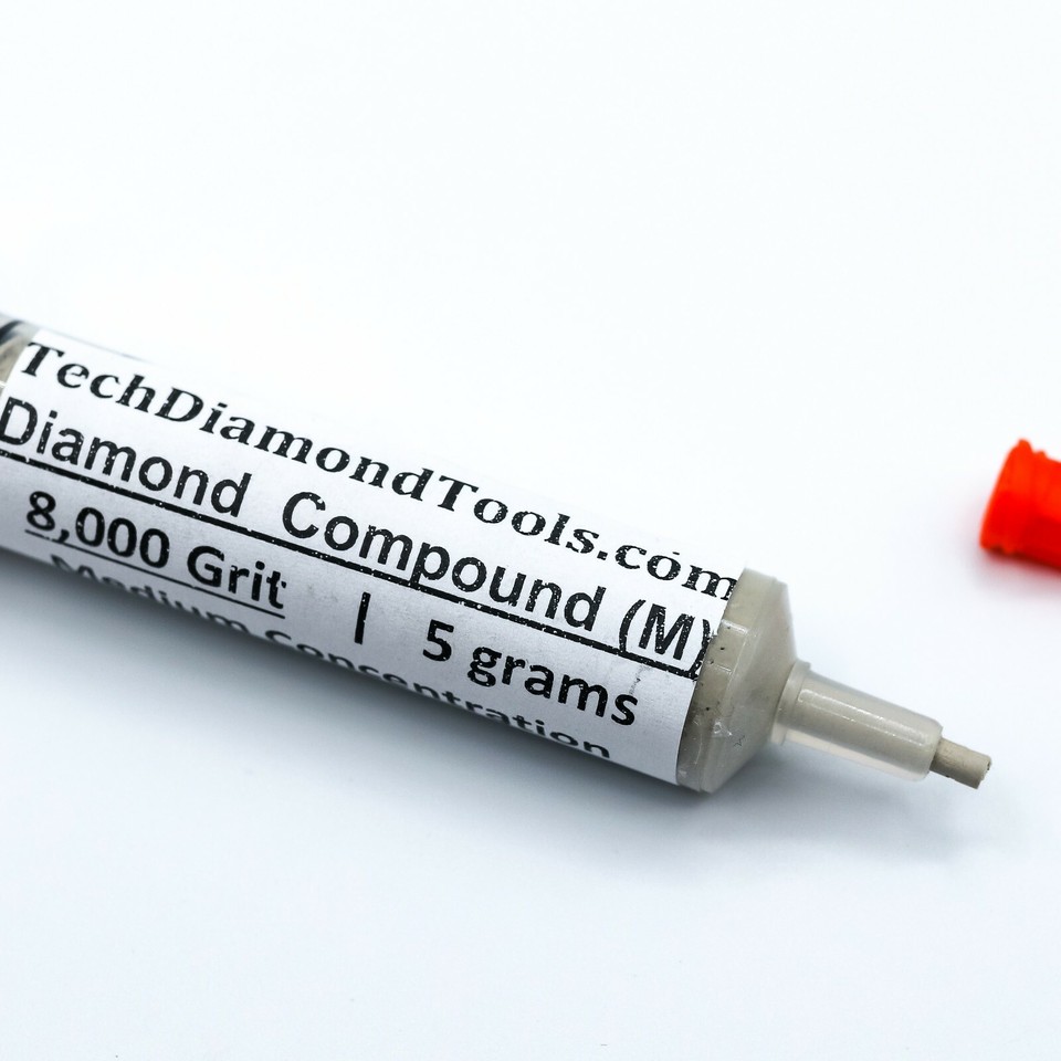 Diamond Paste Compound Polishing Lapidary 5 Gram 200.000 to 400 Grit (M ...