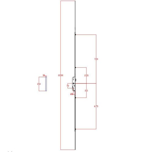 Ferco 5.28 UPVC Multipoint Door Lock Mechanism 28mm Backset, 1 Latch ...