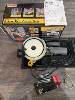 CRAFTSMAN PROFESSIONAL TWIN CUTTER SAW WITH CASE 6-⅛” 26829 | eBay