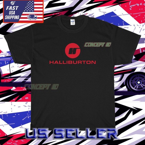 NEW SHIRT HALLIBURTON LOGO T-SHIRT FUNNY USA AMERICAN UNISEX SIZE S TO ...