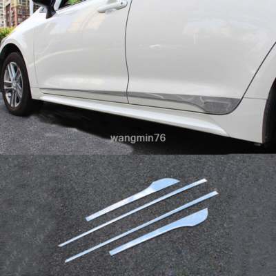 Stainless Chrome Side Door Body Molding Cover Trims 4PCS For 2020 ...