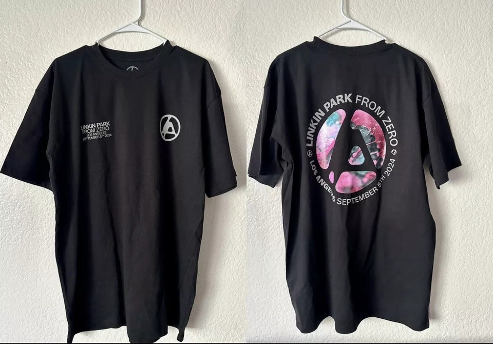 (2) Shirts LARGE & XL Linkin Park From Zero SECRET SHOW OFFICIAL LA ...