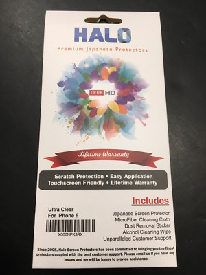 Halo Premium Japanese Screen Protectors Ultra Clear for iPhone 6 | eBay