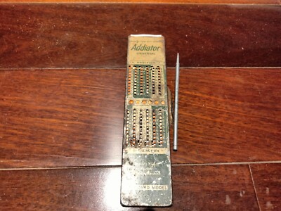 VINTAGE ADDIATOR UNIVERSAL STANDARD MODEL WEST GERMANY EARLY CALCULATOR ...