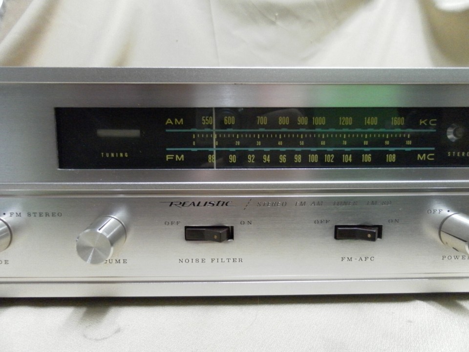 Vintage Realistic TM-8D Stereo Tuner FM-AM Radio Shack w. manual ...