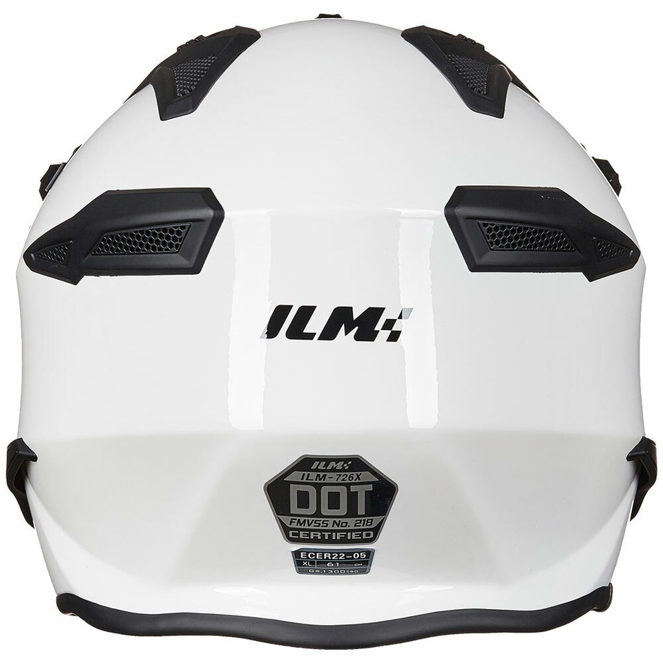 ILM Open Face 3/4 Motorcycle Half Helmet for Moped ATV Cruiser Scooter ...