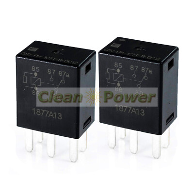 2X New 5 Pin Black 12077866 Relay 5810-0202, 7866 | eBay