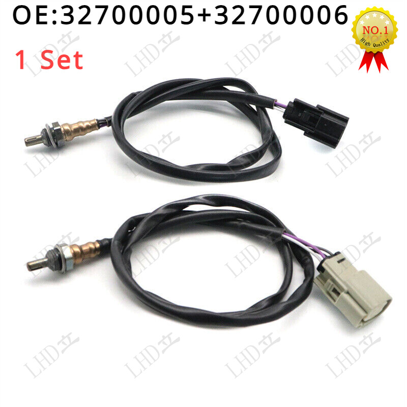 1 Set Front Rear Oxygen Sensor 32700005/00006 For Harley Davidson Dyna ...