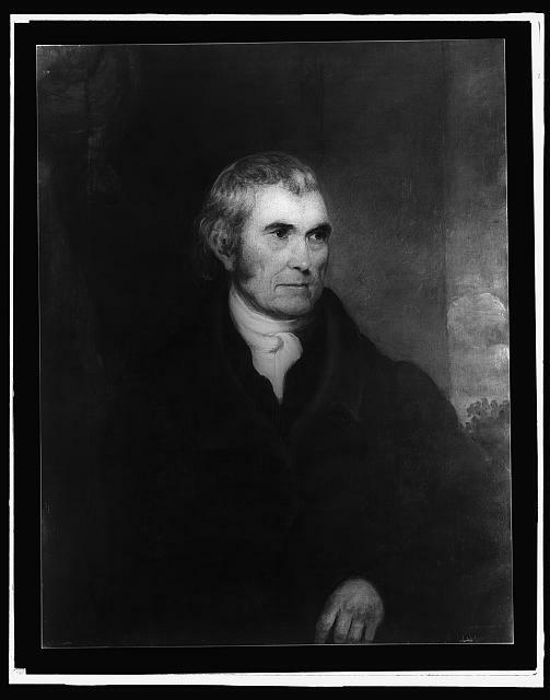 John Marshall Supreme Court Image Of John Marshall, Chief Justice Of