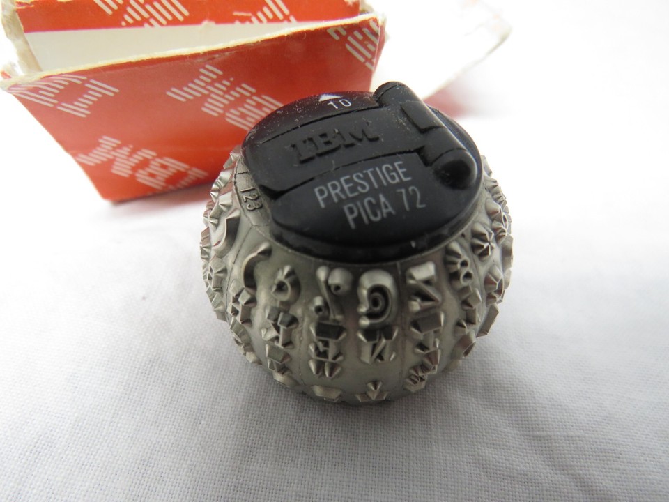 IBM Typewriter Font Ball Element 10 Prestige Pica 72 | eBay