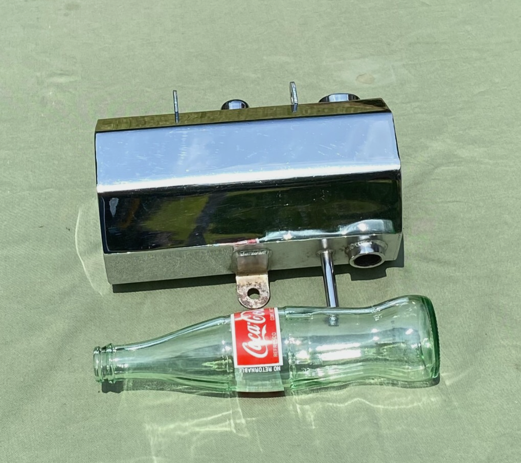 Santee Triumph Chopper Hexagon Oil Tank Bag BSA British Ridgid Frame ...