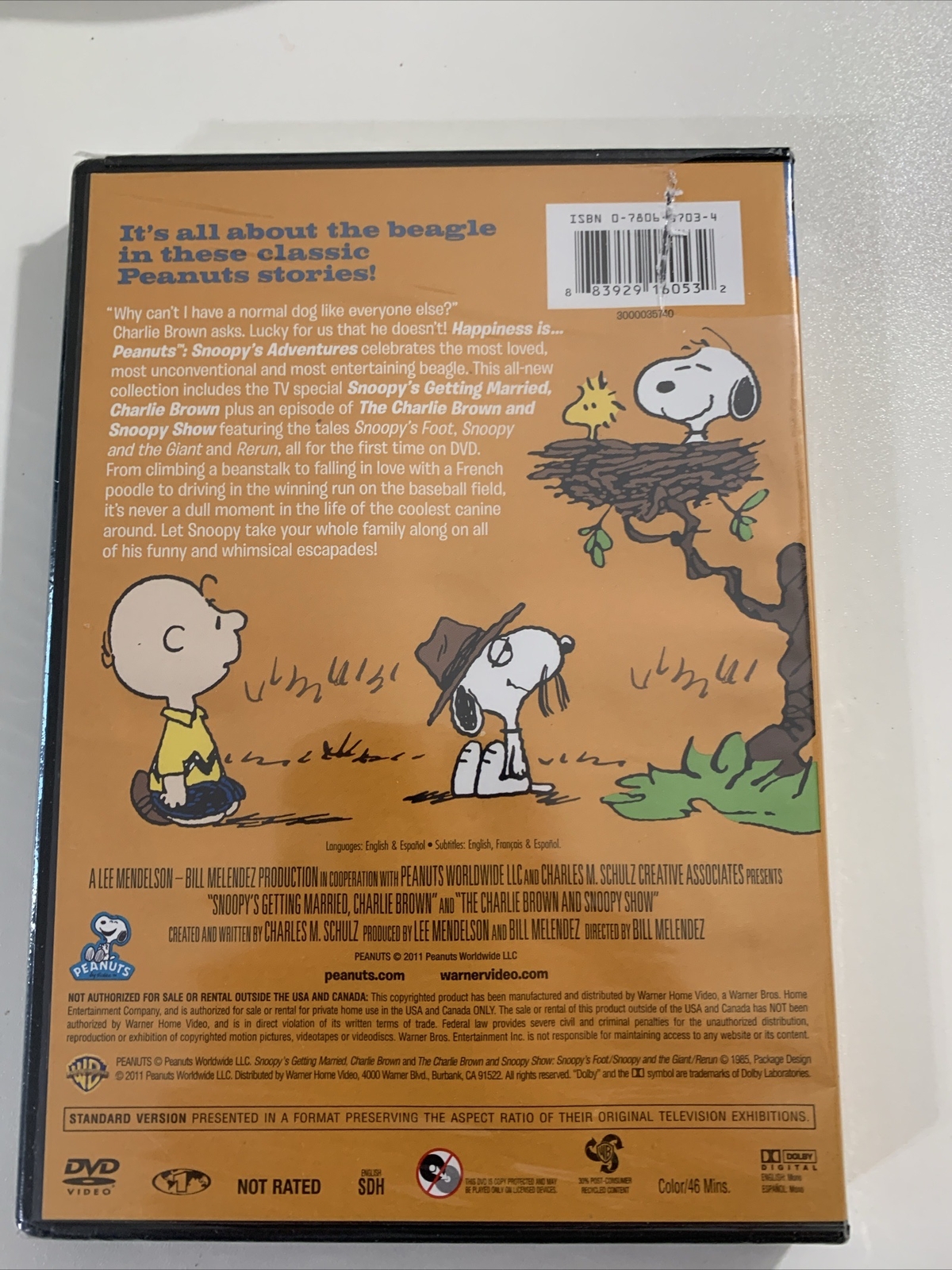 Happiness Is... Peanuts: Snoopys Adventures (DVD, 2011) for sale online ...