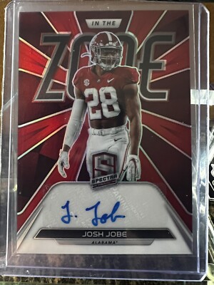 /75 Josh Jobe 2022 Chronicles Spectra “IN THE ZONE” Red Prizm Auto RC - EAGLES | eBay