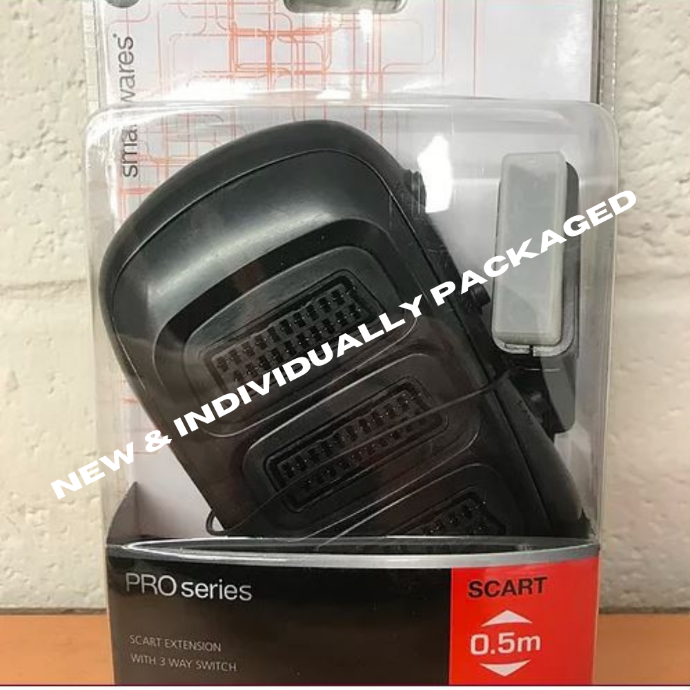 3 Way Scart Switch Box / Splitter With Selection Buttons AV Splitter ...