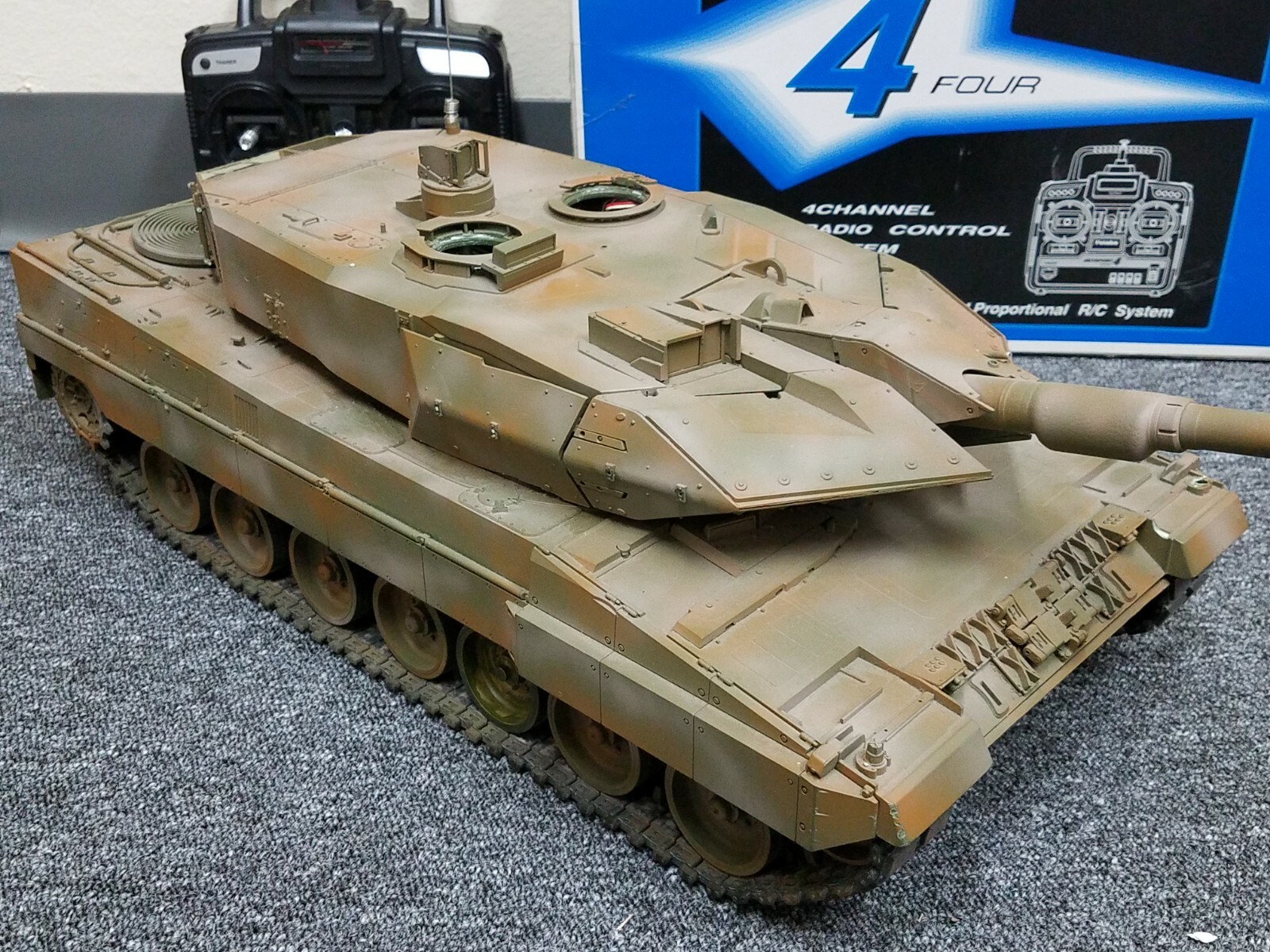 Use Tamiya RC 1/16 Leopard 2A6 Full Option w/ DMD Control Unit Tank ...