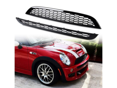 Painted Black Mesh Grille Grill For Mini Cooper 01-06 R50 R53 R53 ...