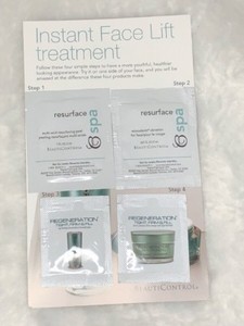 beauticontrol instant face lift Steps 1, 2 3, 4 Resurface peel ...