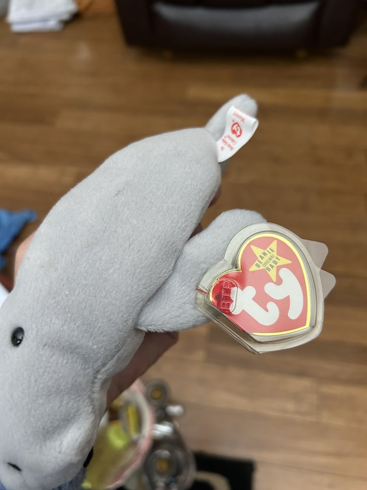 TY MANNY the MANATEE BEANIE BABY - with Mint TAG | eBay