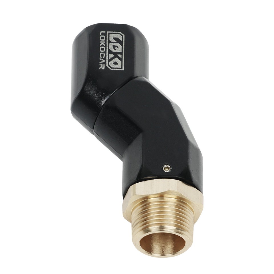 3/4" Fuel Hose Nozzle Swivel 360 Rotating Dual NPT Transfer Pump ...