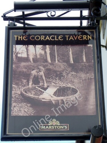 Photo 6x4 Sign for the Coracle Tavern Carmarthen\/Caerfyrddin Coracles ...