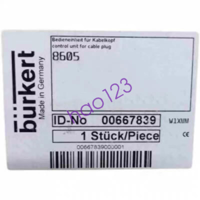 1PC NEW Burkert 8605 00667839 Controller DHL/FedEx | eBay