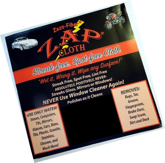 Zezo-fiber ZAP Cloth - 10 Cloths for sale online | eBay