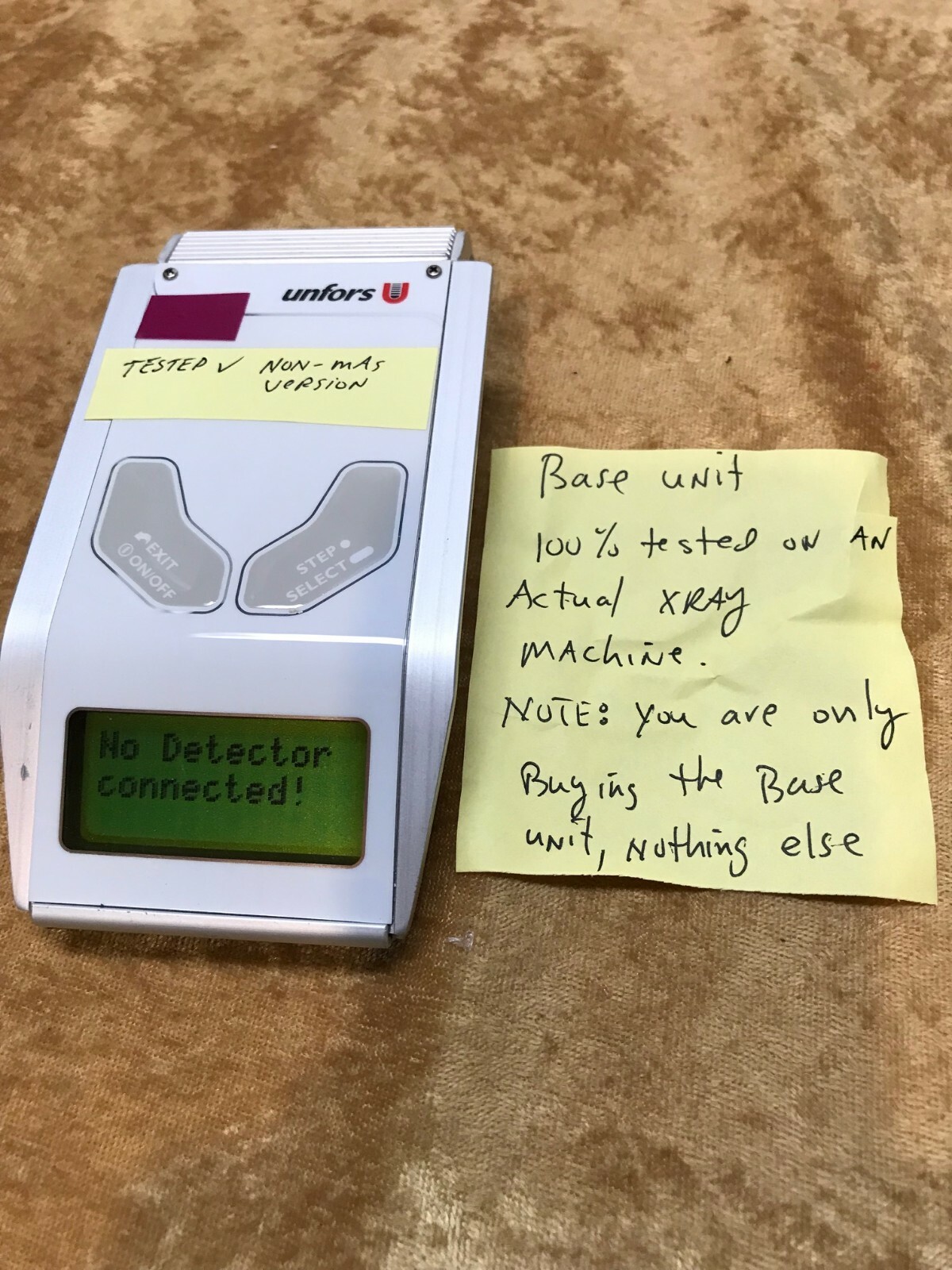 Base unit Unfors Xi raysafe Xray meter radcal Mammography Inovision RTI ...