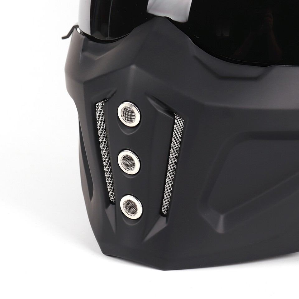 Open Face Full face Helmet Motorcycle Modular for Street Bike Cruiser ...