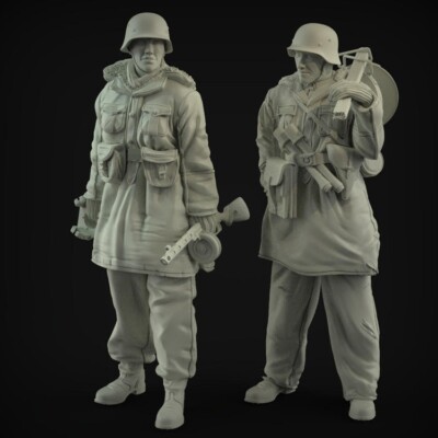 1/35 Resin German WWII Panzerknacker set unpainted unassembled CK098 ...