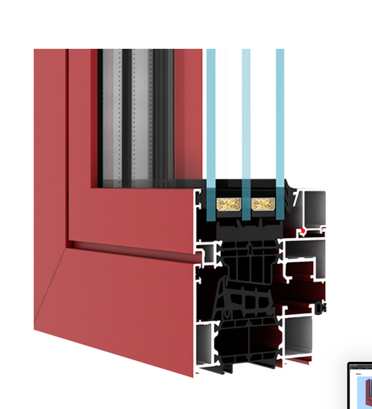 Aluminium -Triple Glazed -Windows- Made to measure -High performance ...