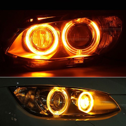 For Bmw X5 E39 E60 E63 E64 E53 Amber Led Bulbs Angel Eyes Halo Ring ...