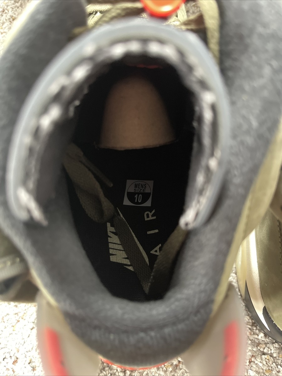 Nike x Travis Scott Air Jordan 6 Cactus Jack Size 10 Olive Nike x Travis Scott Air Jordan 6 Cactus Jack Size 10 Olive